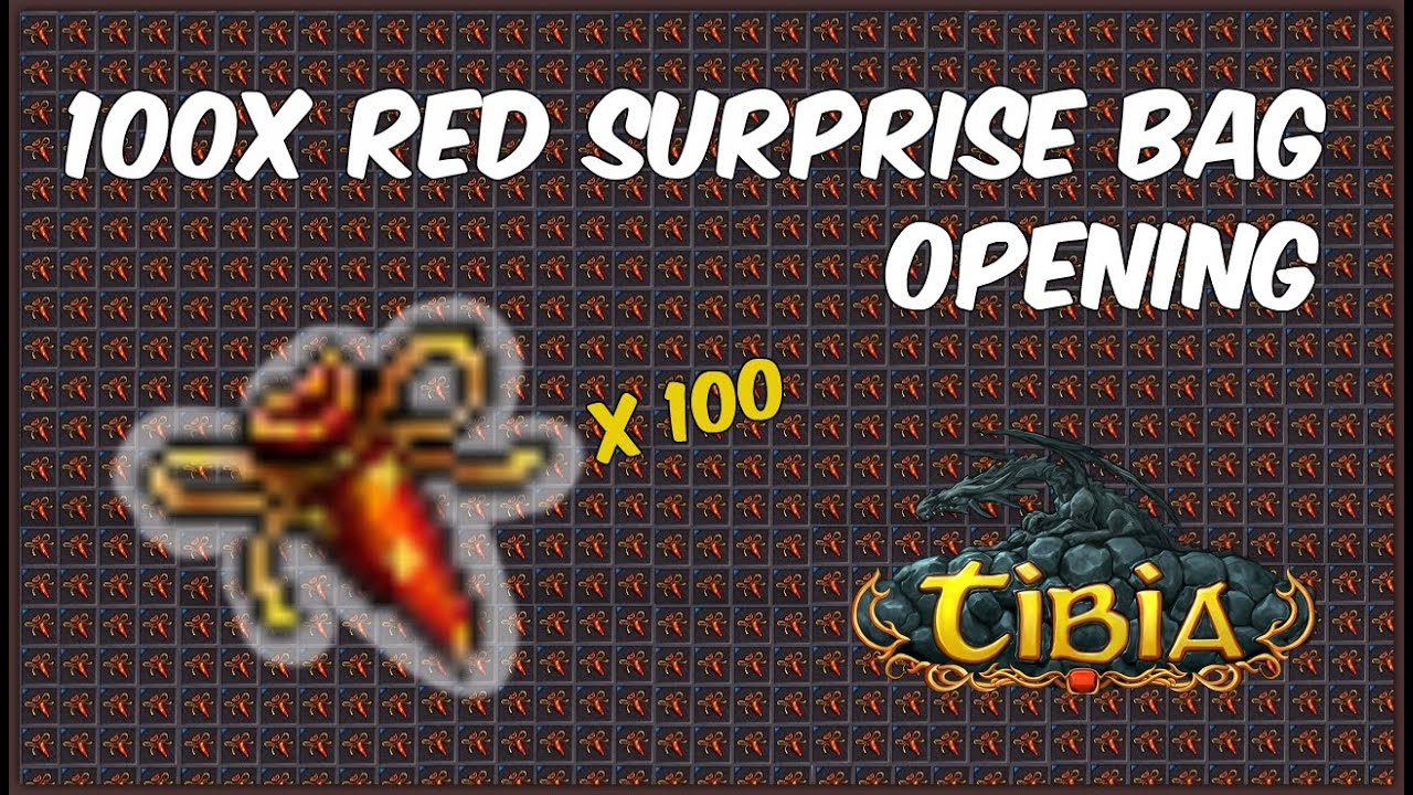 100x Surprise Bag Opening | Tibia 23 urodziny - YouTube