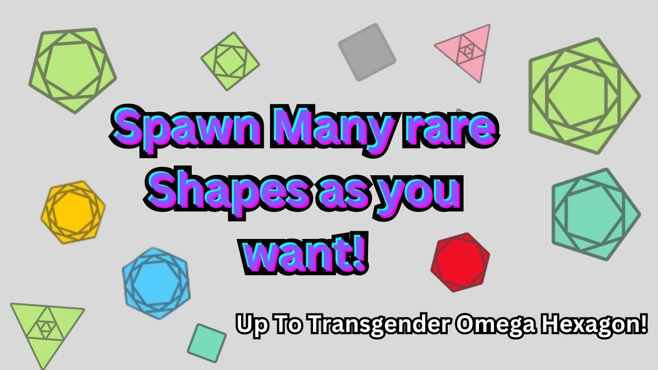 How to Spawn Rare Shapes in Arras.io | The New Update - YouTube