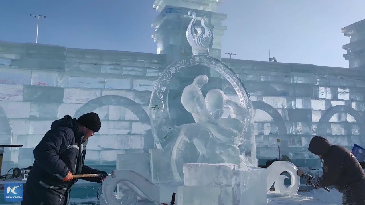 Ice artistry unfolds at 35th Annual Harbin International Ice Sculpture ...