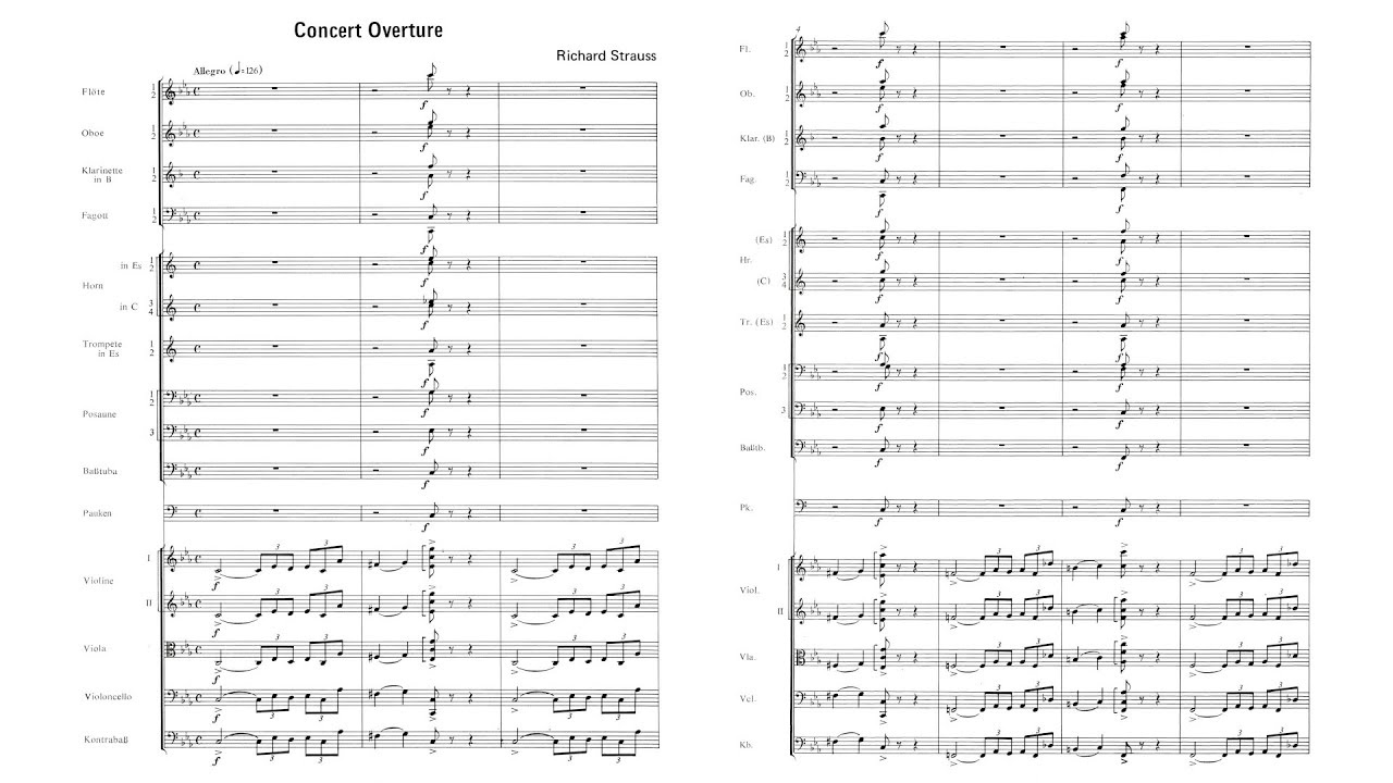 Richard Strauss – Concert Overture in C minor - YouTube