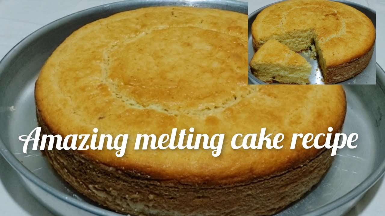 The most Amazing melting cake recipe | How to make milk cake. - YouTube