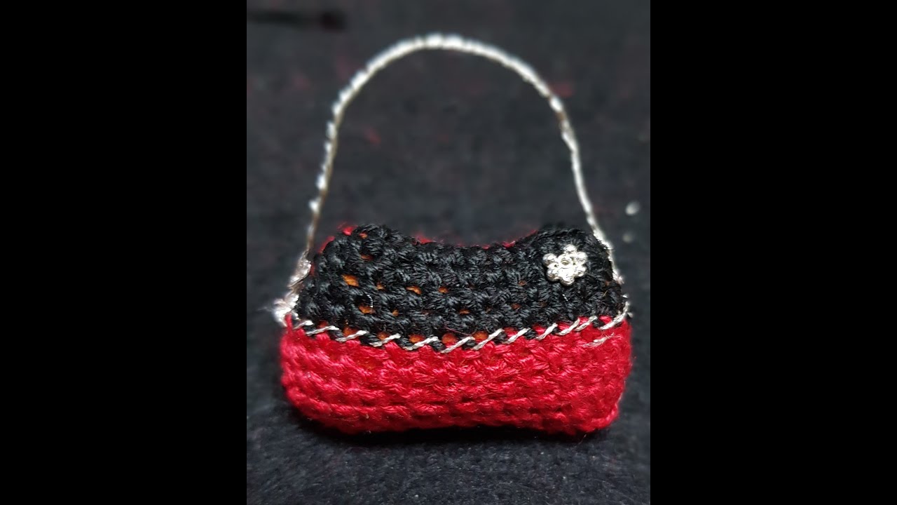 Stumpwork: 3D Brooch Purse - YouTube