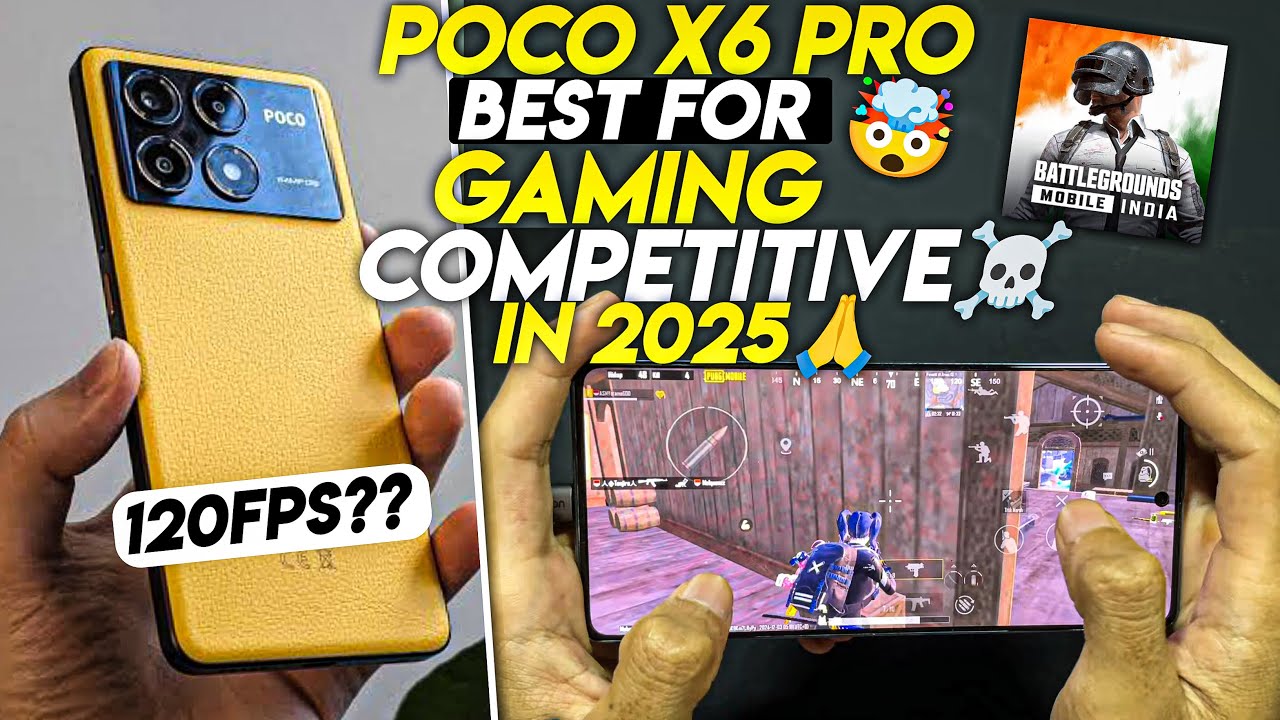 POCO X6 PRO BEST FOR GAMING IN 2025🔥• POCO X6 PRO BGMI/PUBG TEST 2024😍 ...