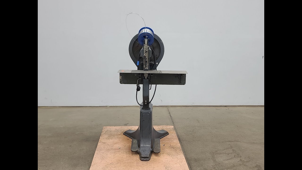 Acme Steel Model A Flat Book / Saddle Stitcher - YouTube