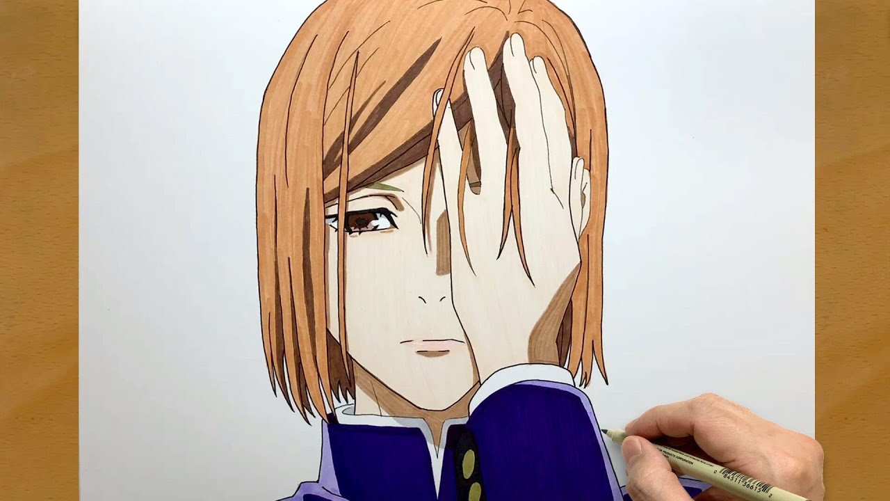 How to Draw Kugisaki Nobara from Jujutsu Kaisen | step by step | Draw ...