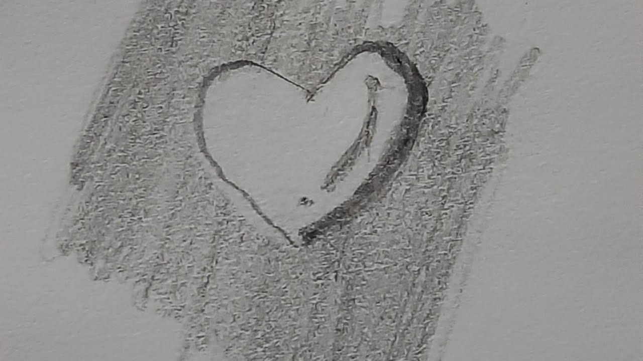 drawing of little heart - YouTube