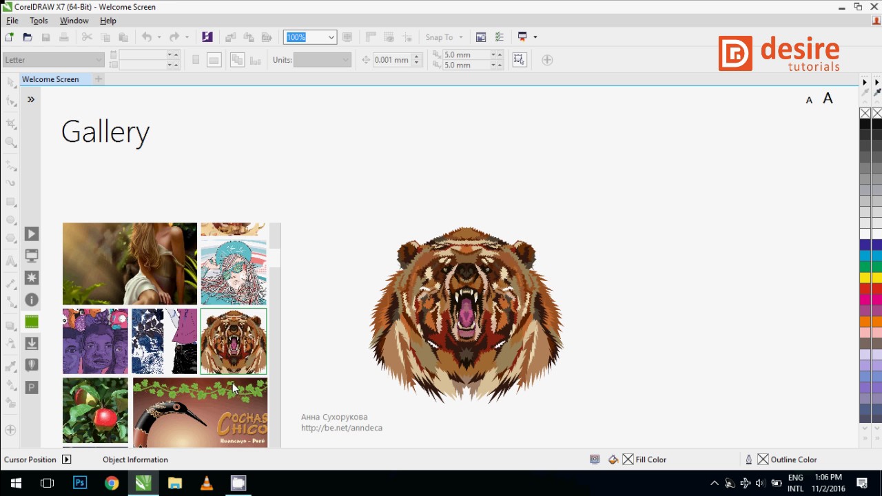 #02 Coreldraw X7 Tutorials in Hindi | Coreldraw tutorial for beginners ...