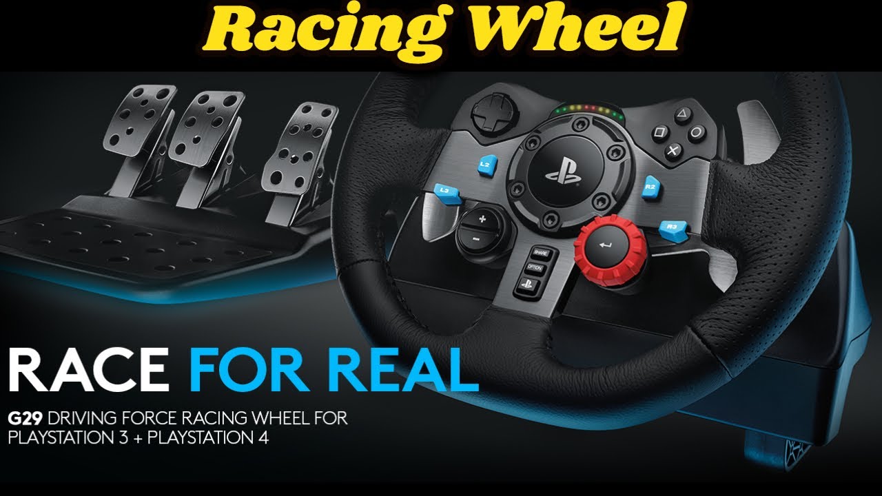 Logitech Dual-Motor Feedback Driving Force G29 Gaming Racing Wheel with ...