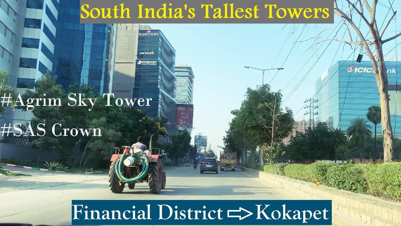 South India's Tallest Tower | SAS Crown | Agrim Sky Tower | Drive from ...