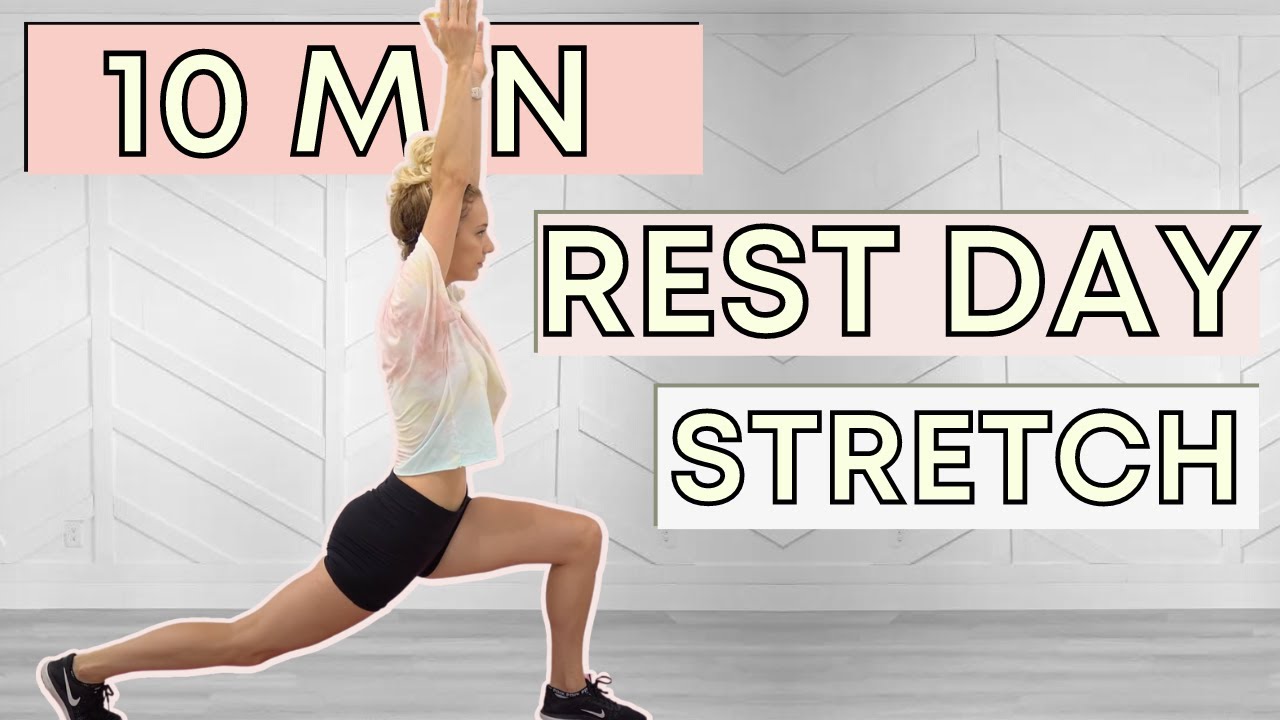10 MIN ACTIVE STRETCH - TOTAL BODY | REST DAY / RECOVERY WORKOUT - YouTube