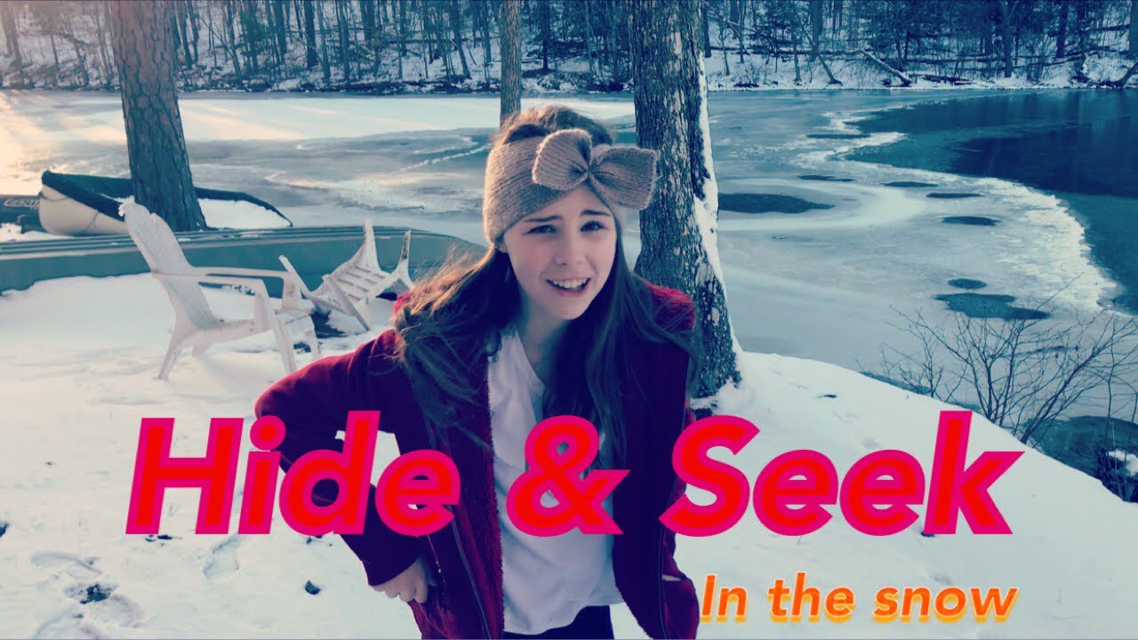HIDE AND SEEK IN THE SNOW | SNOW DAY - YouTube