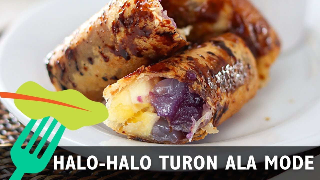 Halo - Halo Turon ala Mode | 3 Desserts in 1! | PlantBased & More - YouTube