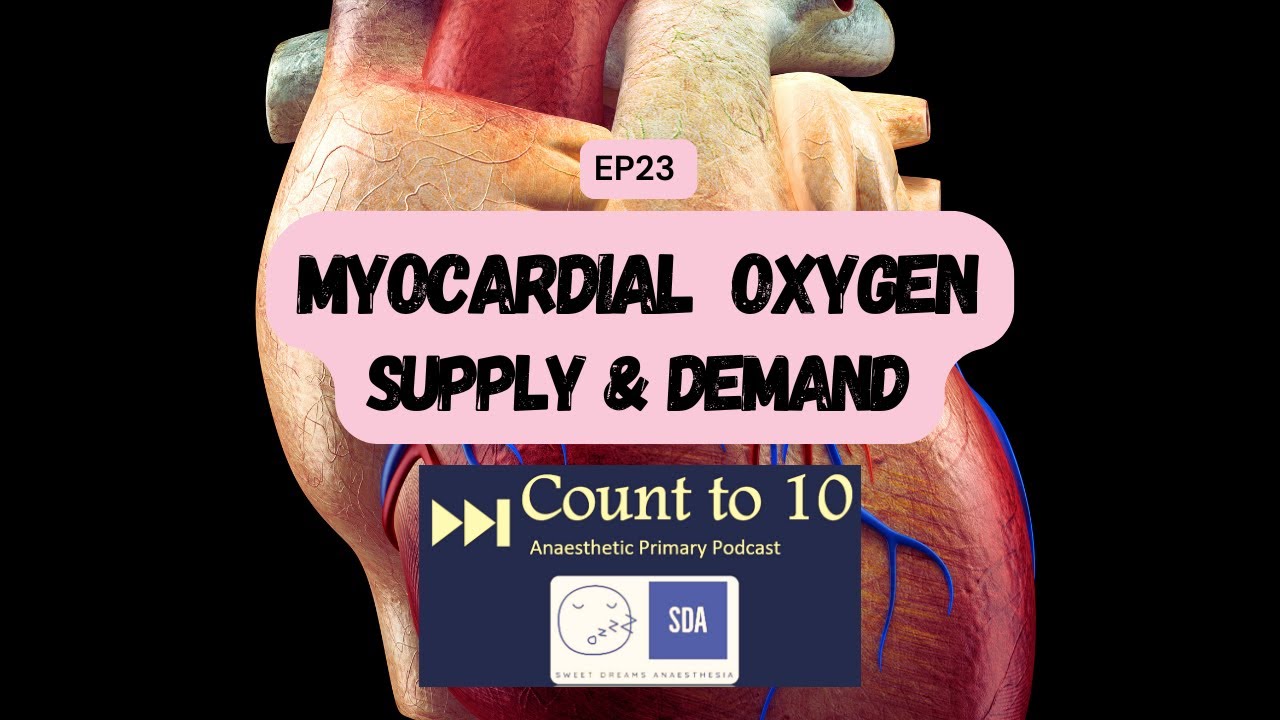 EP23 – Myocardial Oxygen Supply & Demand | Anaesthetic Primary Topic ...