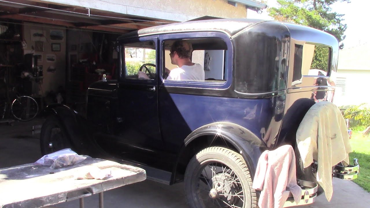 How to start a rebuilt Model "A" engine. - YouTube