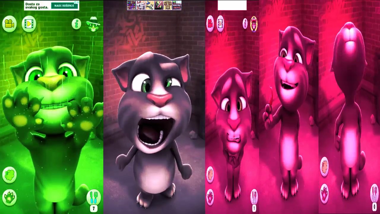 Learn Colors with My Talking Tom Colours for Kids Animation Education ...