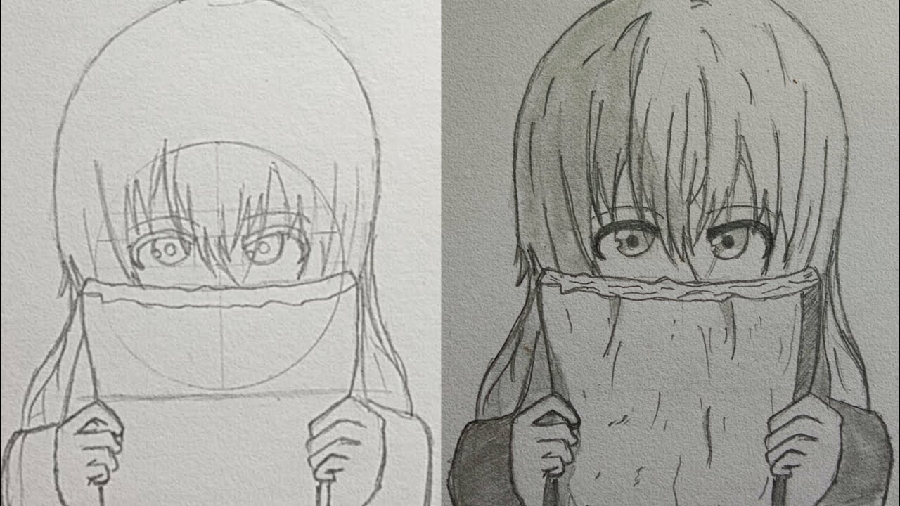 How to draw NISHIMIYA from A SILENT VOICE | How to draw cute anime girl ...