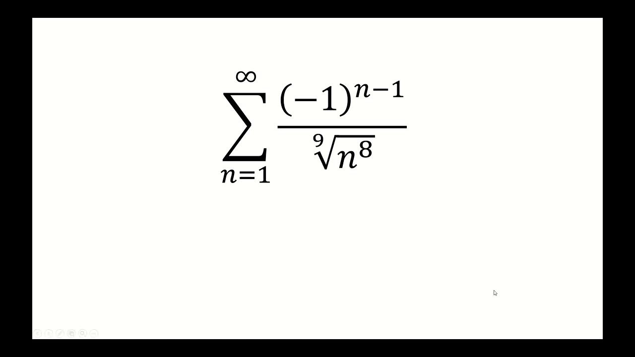 Sum From N 1 To Infinity Of 1 n 1 n 8 9 YouTube sum-from-n-1-to-infinity-of-1-n-1-n-8-9-youtube