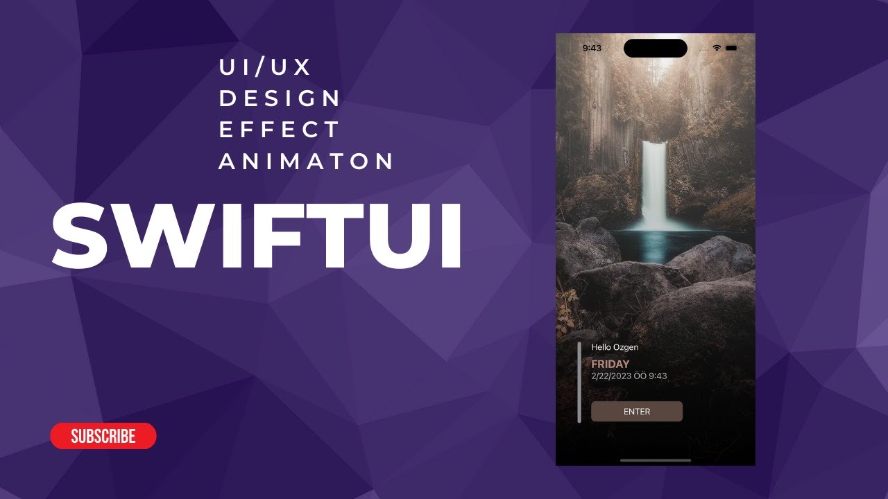 SWIFTUI - UI/UX Design | Tasarım, Hizalama, Efekt, Animasyon - YouTube