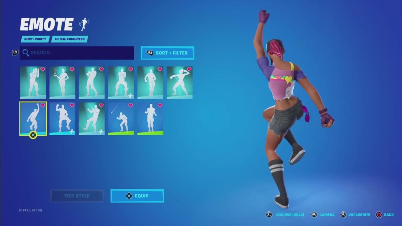 Fortnite Beach Bomber With Sus Emotes π Youtube