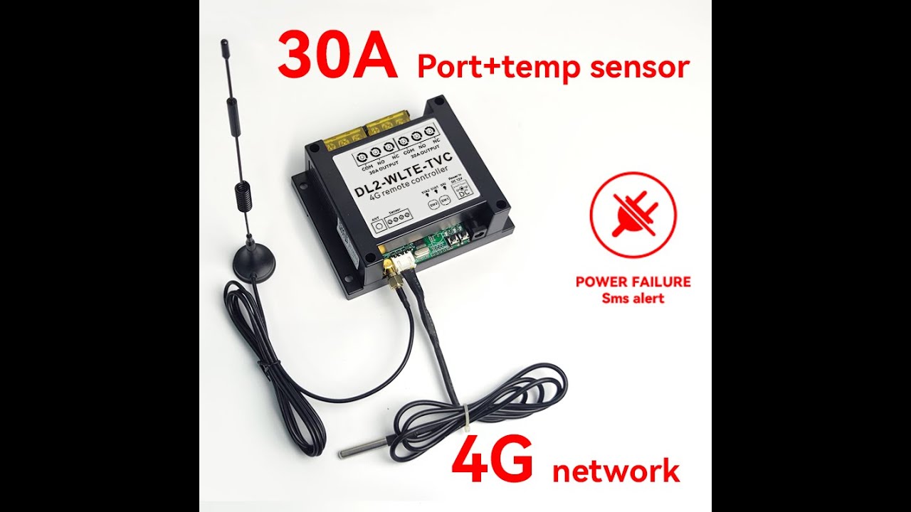 Enerna IoTech 4G LTE GSM APP WEB Temperature Power Failure Alert Smart ...