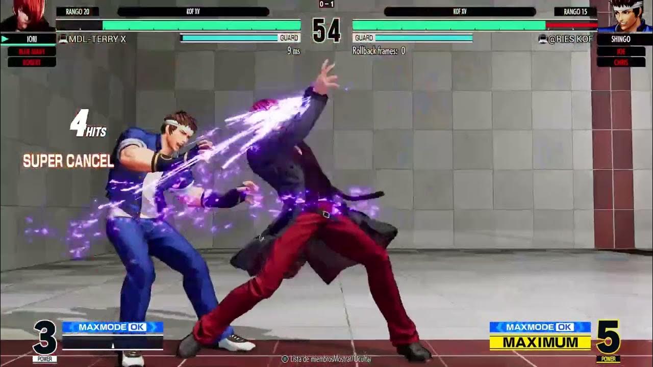 KOF XV IORI COMBO 3 - YouTube