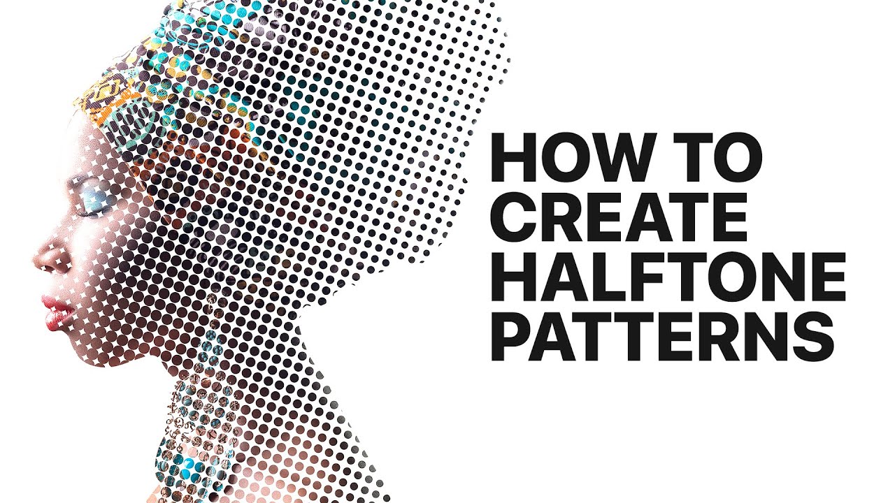 How To Create Halftone Patterns in Photoshop - YouTube