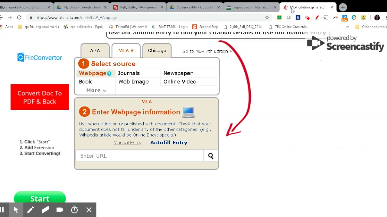 Using CiteFast com - YouTube