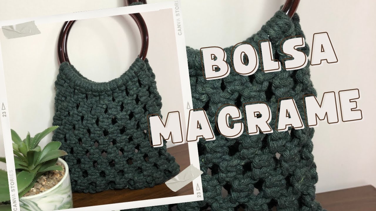 Diy Bolsa Macrame #tutorial #мастерство #craftsmanship #artesanato #diy ...