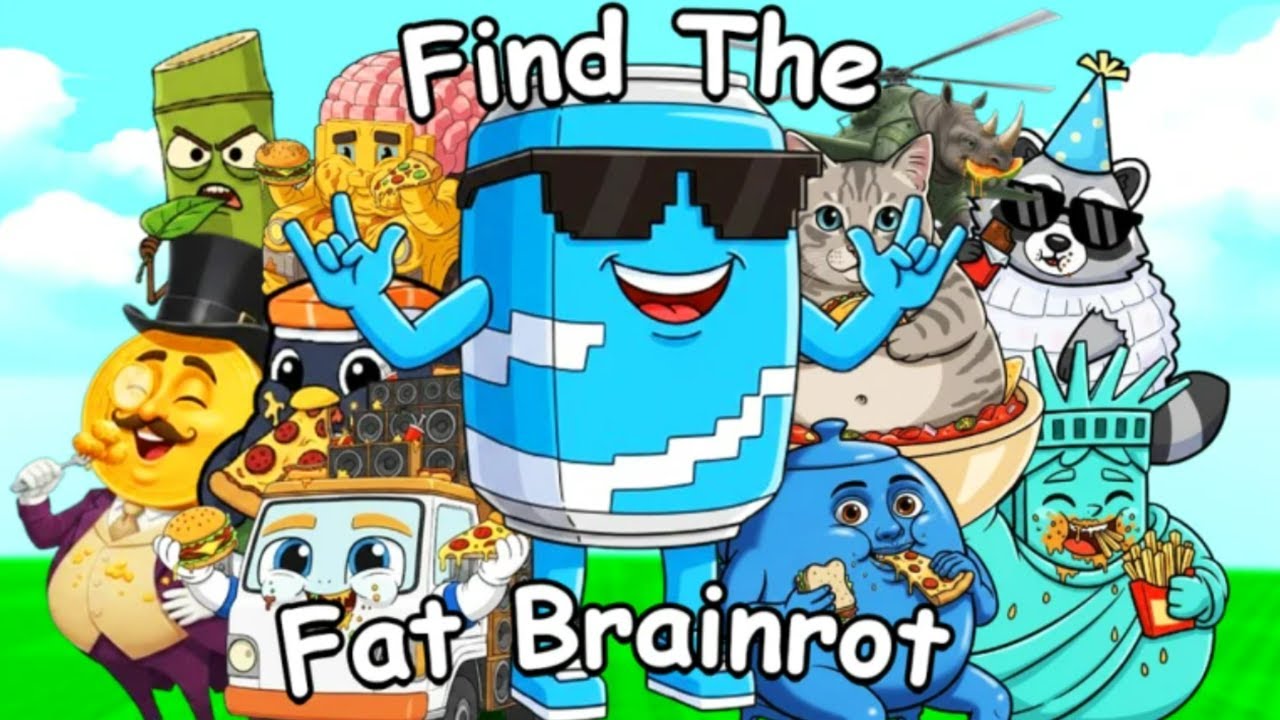 How To Find 17 New Fat Brainrot In Find The Fat Brainrots [144 ...