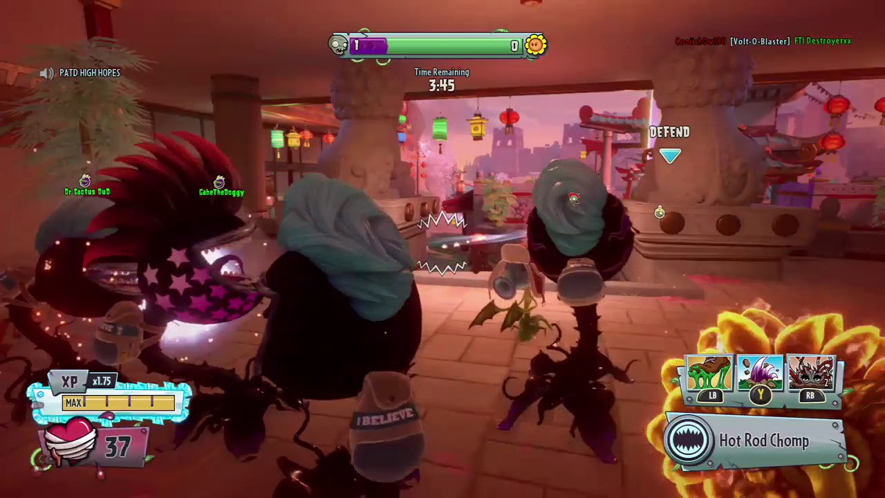 Chompers Dance Off PVZ GW 2 - YouTube