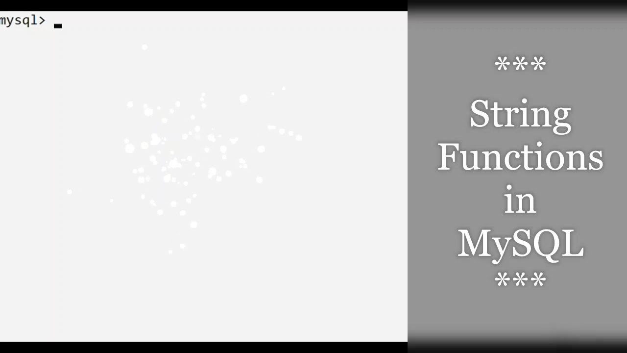 String Functions In Mysql Class 12 Lecture 3 Youtube 5356