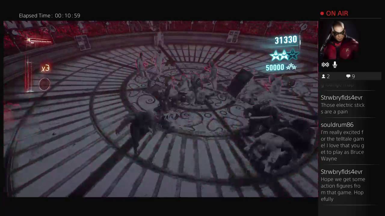 Livestream Batman ARKHAM KNIGHT challenge maps pt1 - YouTube