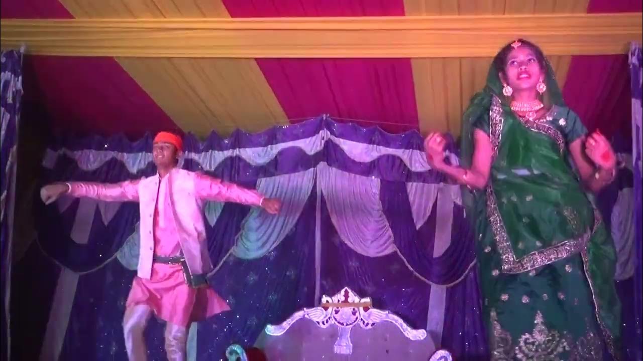 रात बनारस में pawan singh अपने गाँव के शादी में जबरजस्त धमाल - dimpal singh anupama yadav stage ...