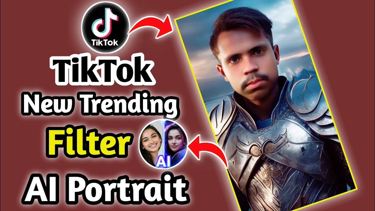 AI portrait Filter On TikTok || TikTok New Trend || AI Portrait Se ...