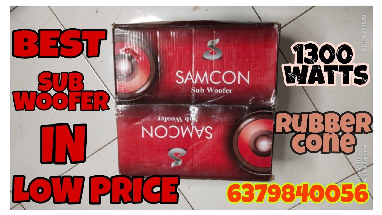 SAMCON SUBWOOFER'S Unboxing!!!!!!! - YouTube