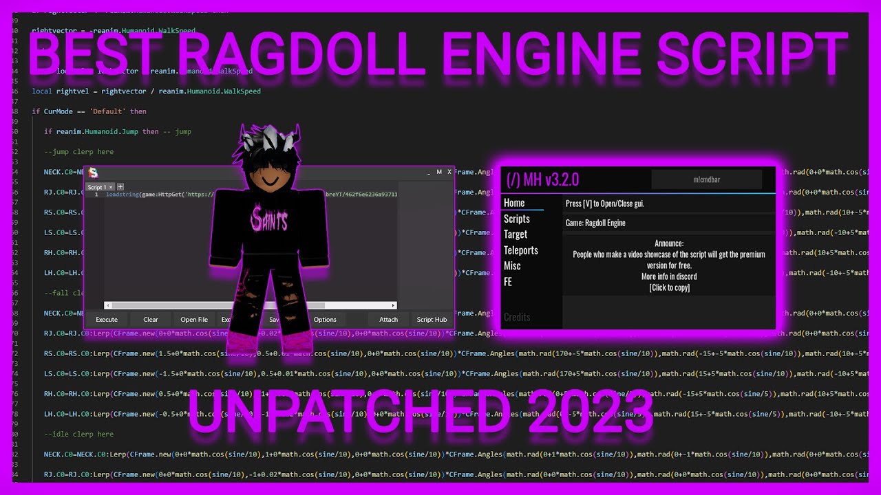Best Ragdoll Engine Script | UNPATCHED 2023 | Malwarehub v3.2.0 - YouTube