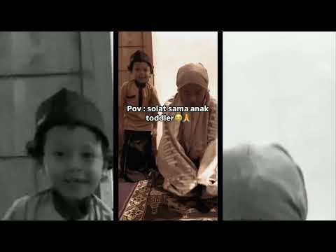 Bocil Gangguin ibunya sholat