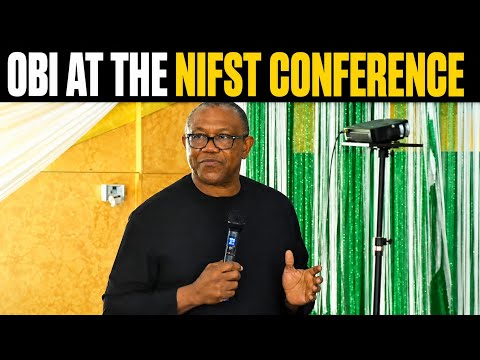 Peter Obi At The Nigerian Institute Of Food Science & Technology (NIFST) Conference 