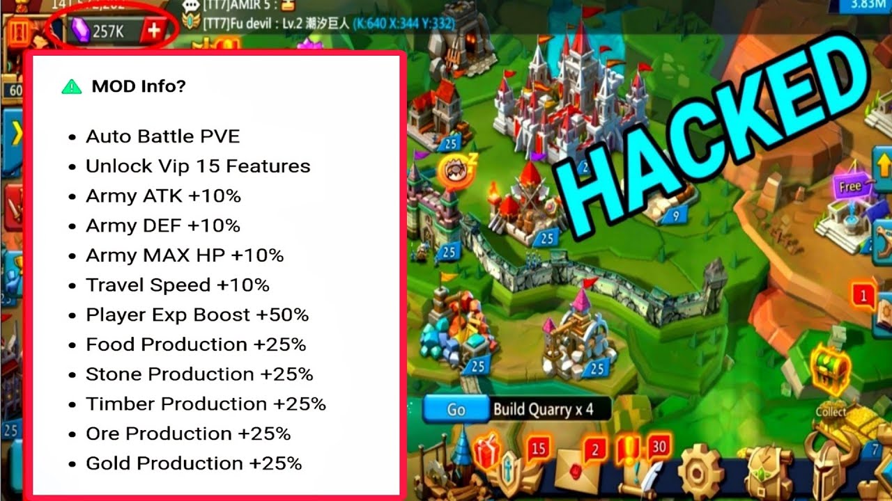 Lords Mobile || Mod Apk 😚 Unlimited Gems | Free Resource | Free ...