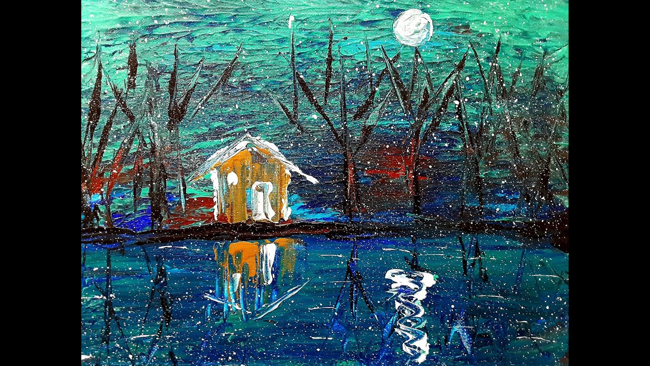 Abstract Landscape Painting - *Detailed Tutorial** - Great For ...