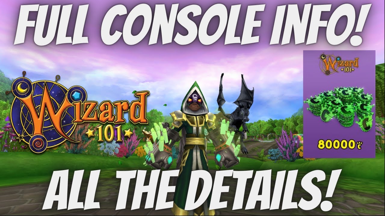 FULL WIZARD101 CONSOLE DETAILS! Latest News! - YouTube