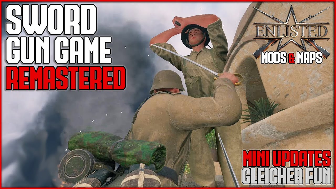 Enlisted Mod - Sword Gun Game Remastered - Jump & Hack mit Schwertern ...