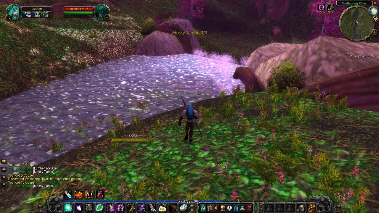 World Of Warcraft Teldrassil Tumors Youtube
