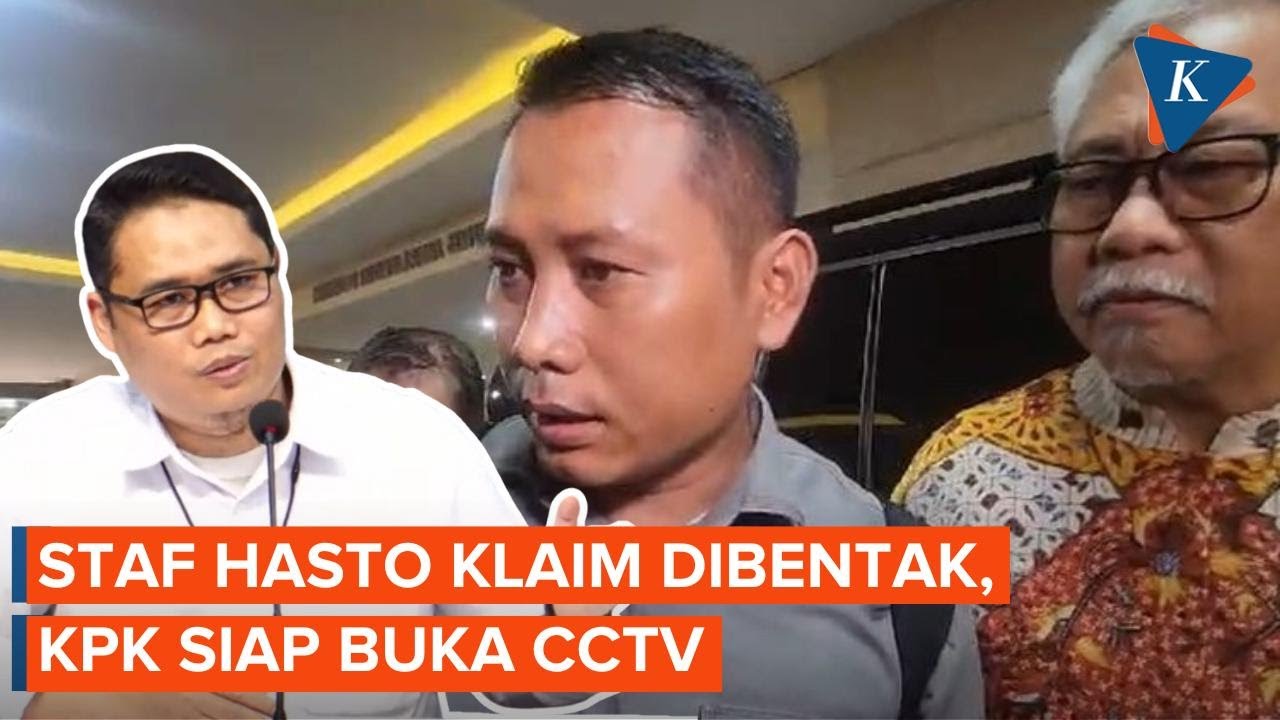 KPK Siap Buka Rekaman CCTV soal Staf Hasto yang Disebut Dibentak - YouTube
