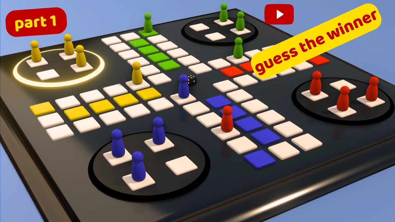 ludo animation,guess the winner part 1 - YouTube