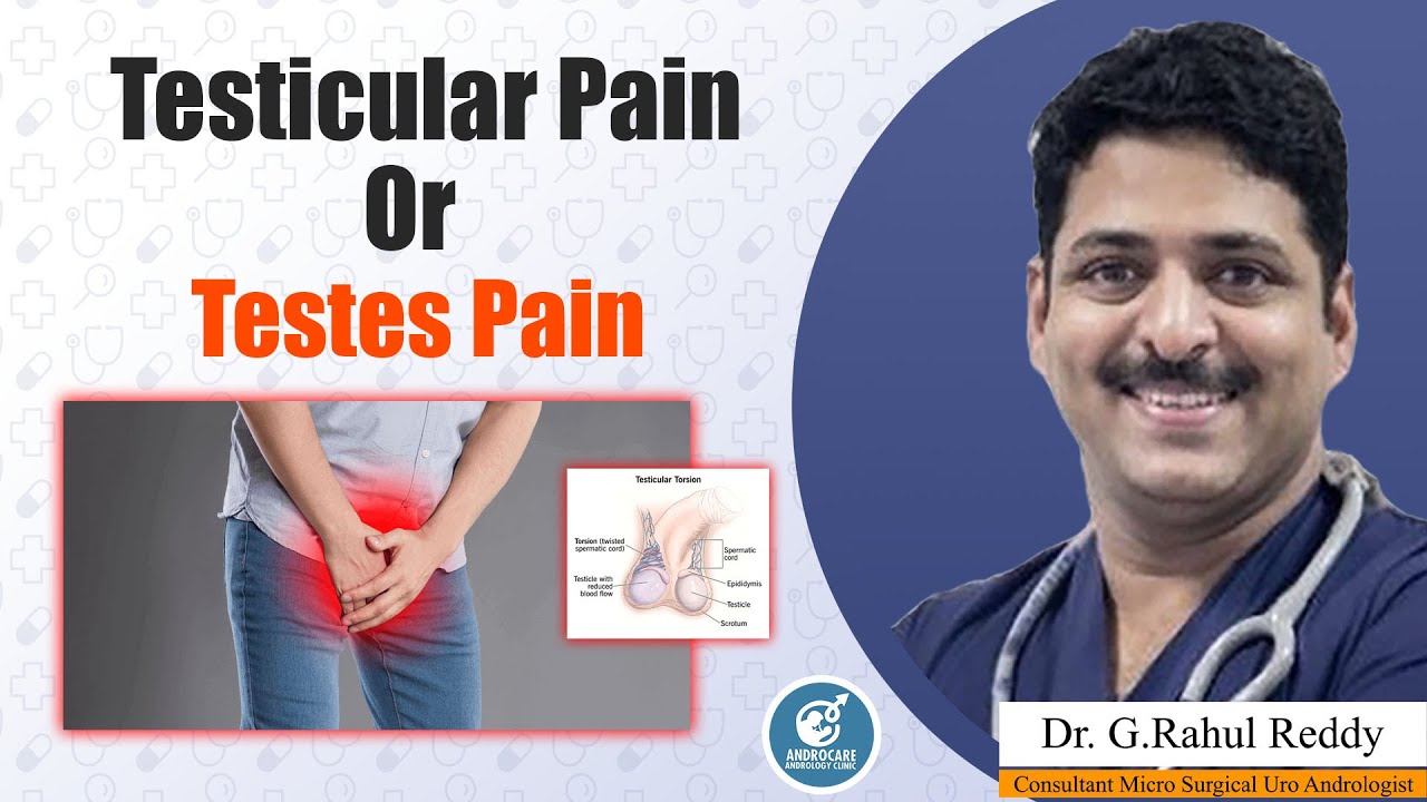 Testicular Pain Or Testes Pain || Dr Rahul Reddy || Androcare Andrology ...
