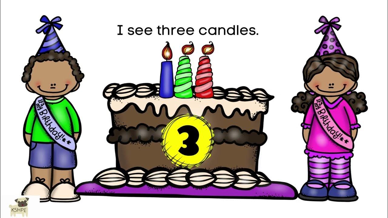 Happy Birthday, Reading Cardinal Numbers 0-10, Counting Candles ...
