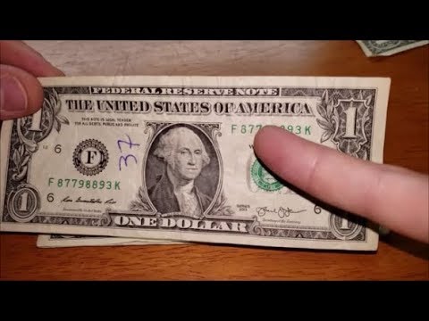TRINARY NOTE FOUND Bill Searching for Rare and Valuable Currency - YouTube
