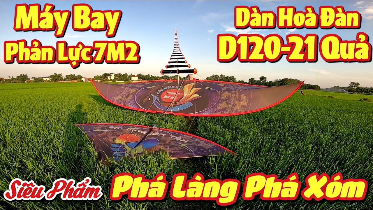 Trường Tuyên | CHÙM CUỐI MÁY BAY PHẢN LỰC 7M2 CẤT CÁNH MANG THEO DÀN ...