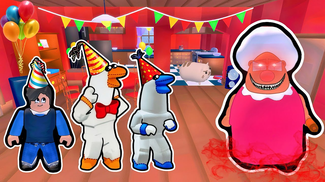 GRANDMA VISIT STORY! ROBLOX - YouTube